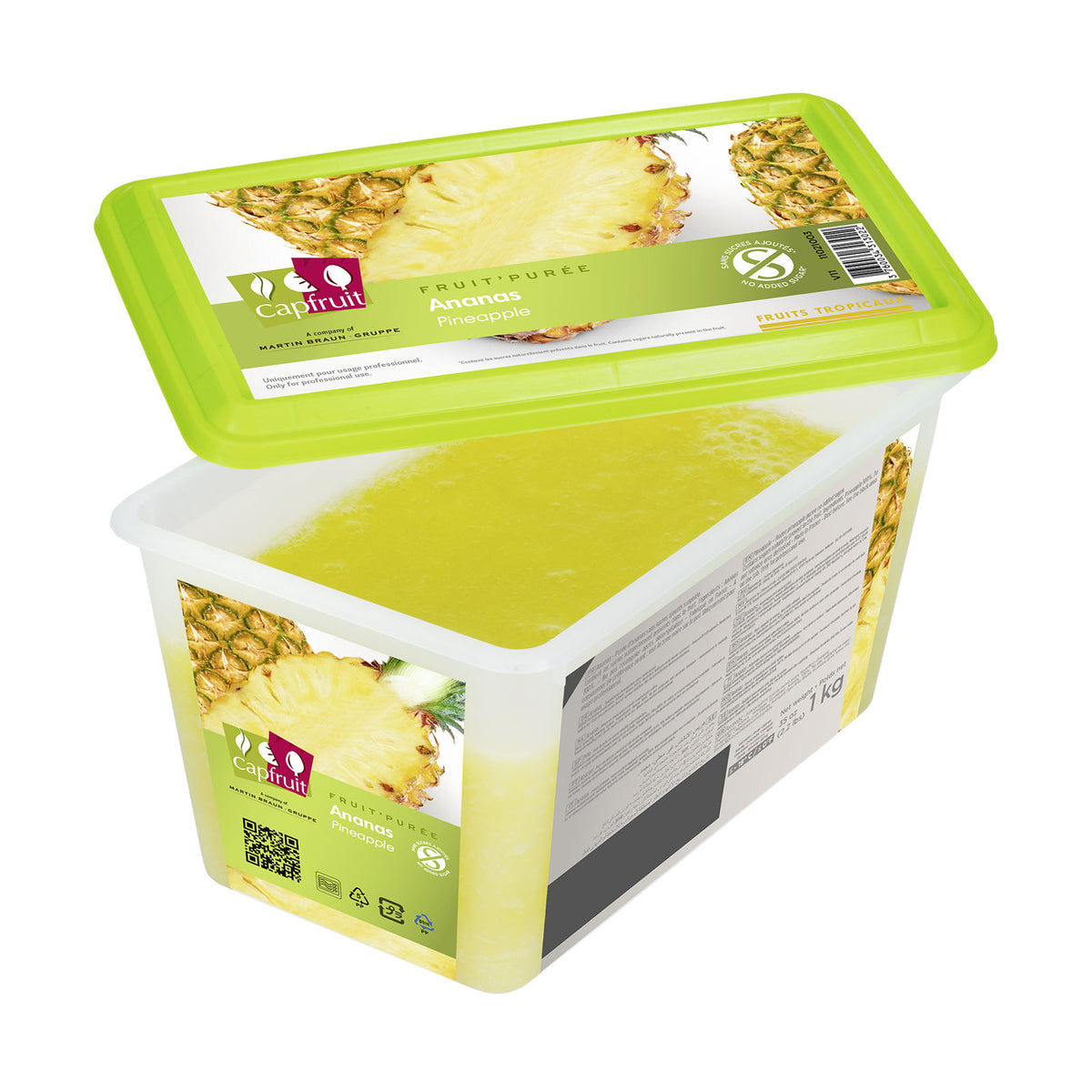 Puree Pineapple 100% 1kg, Frozen – ShopEuraco