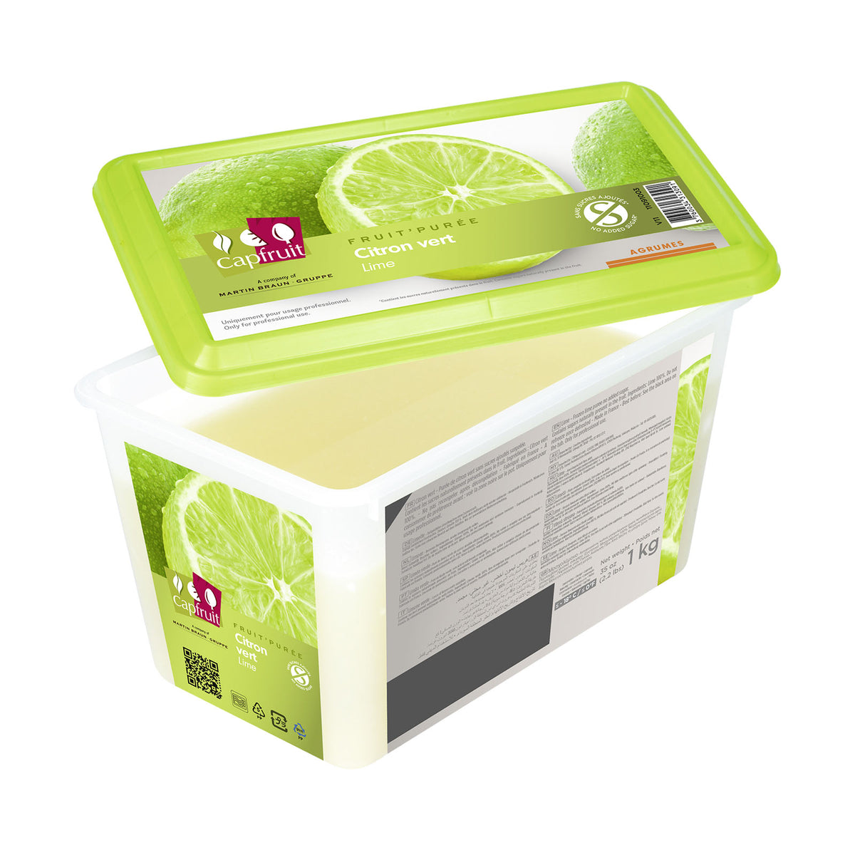 Puree Lime 100% 1kg, Frozen – ShopEuraco