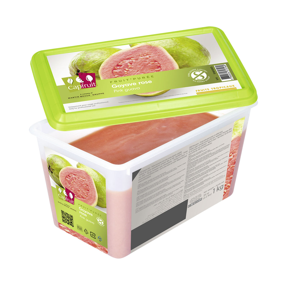 Puree Pink Guava 100% 1kg, Frozen – ShopEuraco