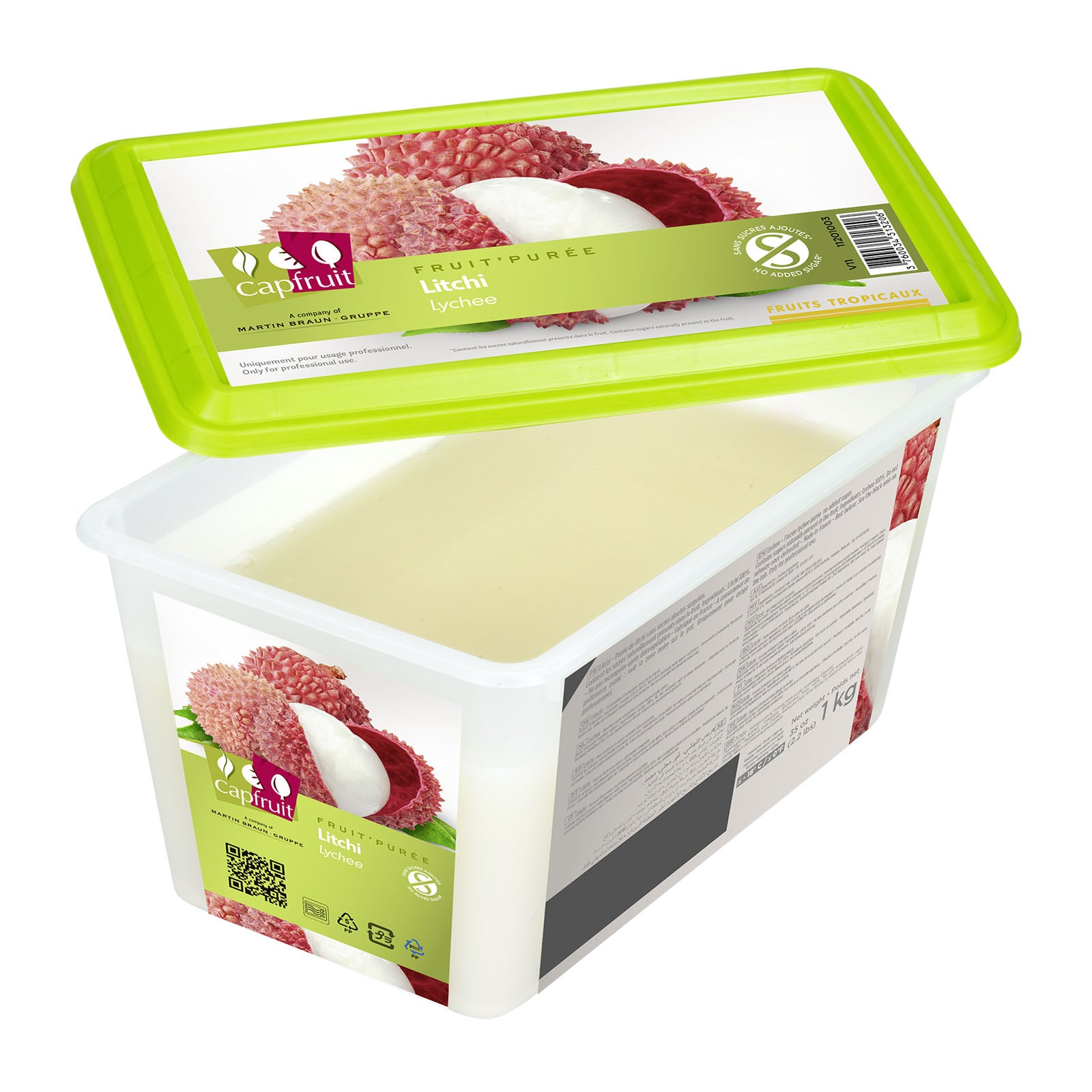 Puree Lychee 100% 1kg, Frozen – ShopEuraco