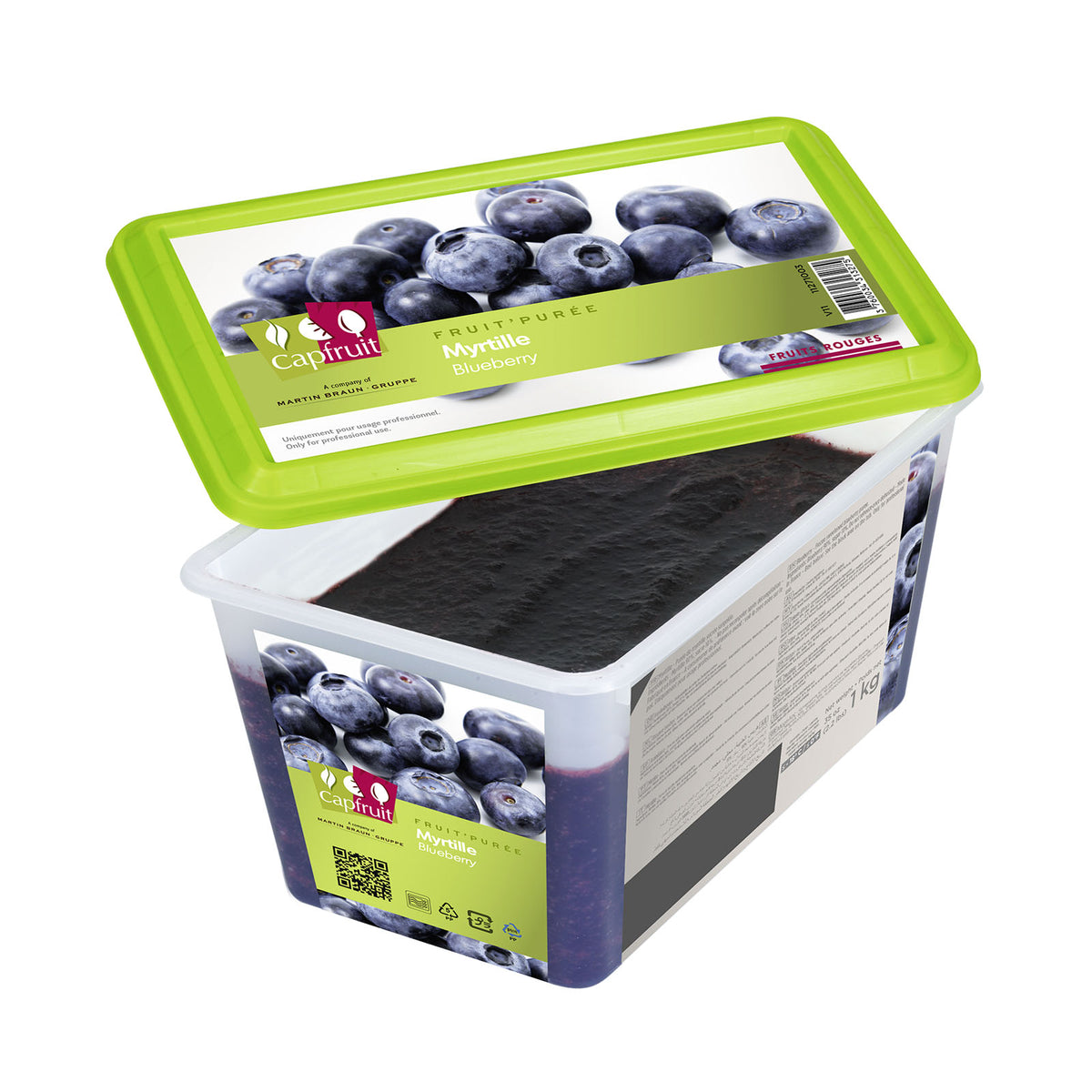 Puree Blueberry 100% 1kg, Frozen – ShopEuraco