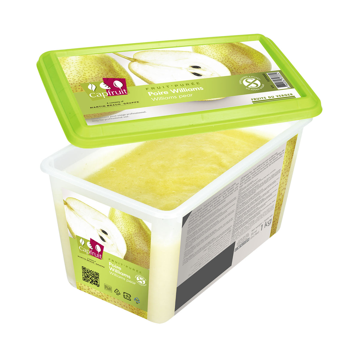 Puree Pear Williams 100% 1kg, Frozen – ShopEuraco