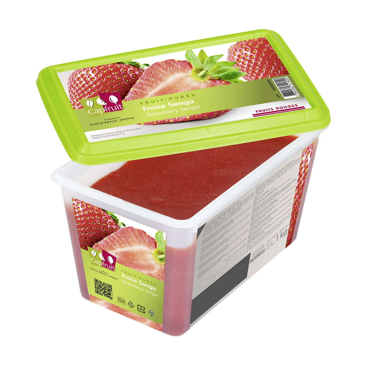 Puree Strawberry 1kg, Frozen – ShopEuraco
