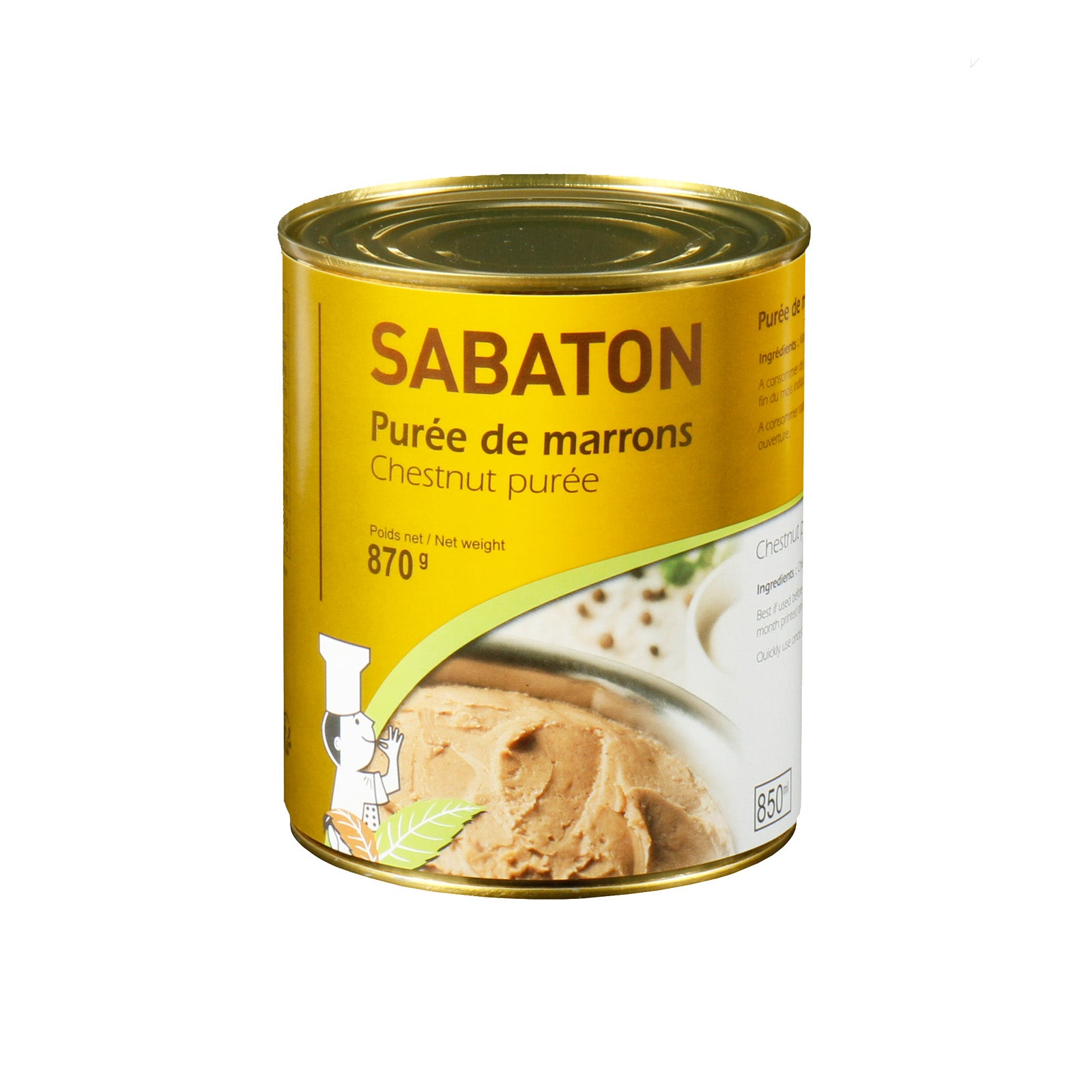 Chestnut Puree Unsweetened 870gm – ShopEuraco